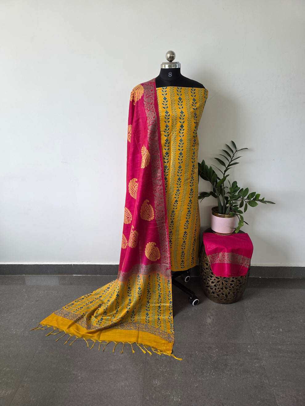 Katan khadi silk set - FN3 – wwwcollections